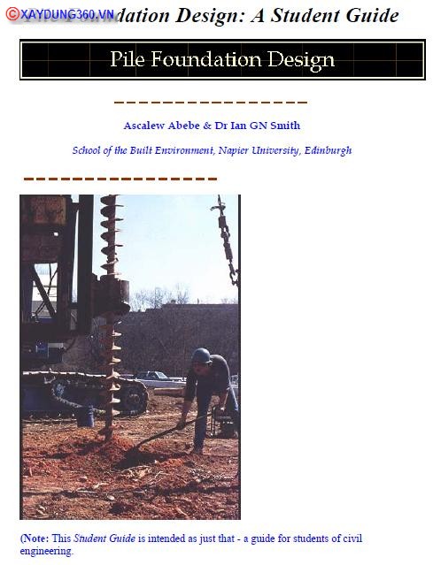 Pile Foundation Design-A Student Guide - Powered by Discuz!