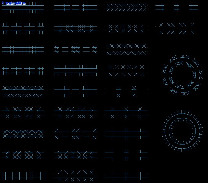 [dwg] Mẫu linetype trong Cad - Powered by Discuz!